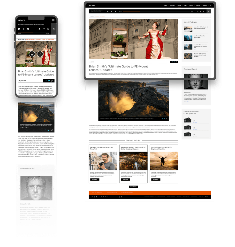 Sony Alpha Universe | Experiences for Mankind